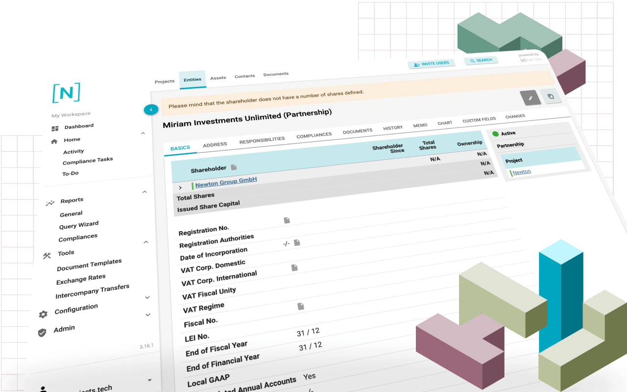 NEWTON – Entity Management Software for Legal Teams